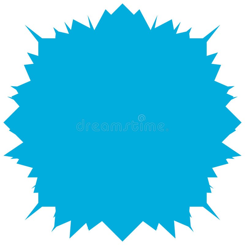 Edgy Geometric Shape Element. Patch with Sharp Edges Stock Vector ...