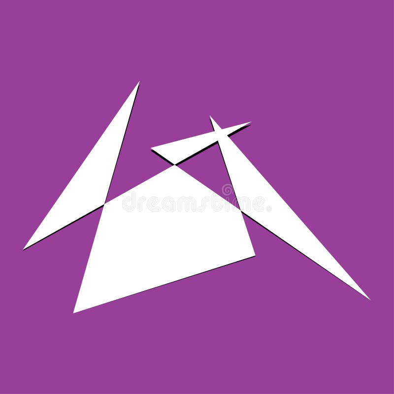 Edgy, Ruptured, Shatter, Splinter Shape, Design Element. Random ...