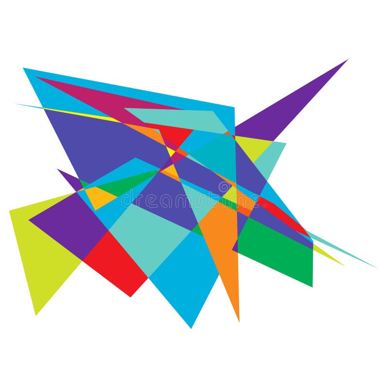 Edgy, Ruptured, Shatter, Splinter Shape, Design Element. Random ...