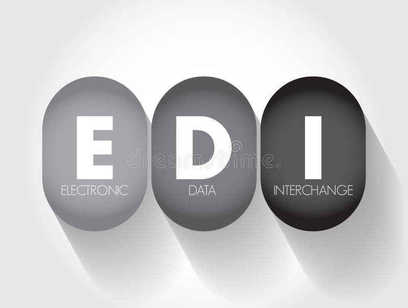 EDI Electronic Data Interchange - Concept of Businesses Electronically ...