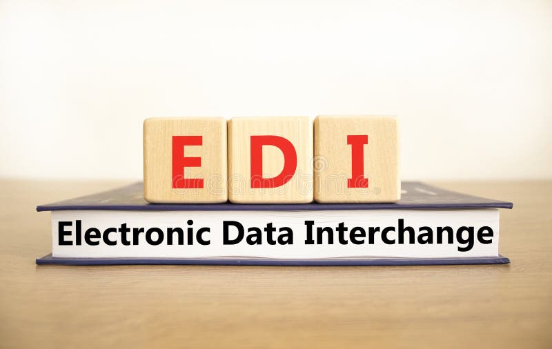 EDI Electronic Data Interchange Symbol. Concept Words EDI Electronic ...