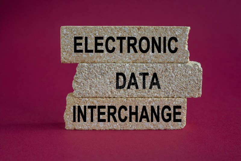 EDI Electronic Data Interchange Symbol. Concept Words EDI Electronic ...