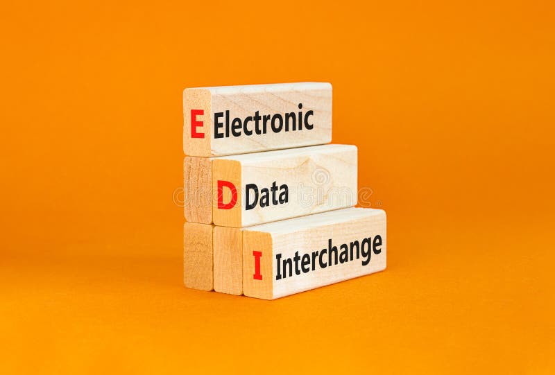 EDI Electronic Data Interchange Symbol. Concept Words EDI Electronic ...