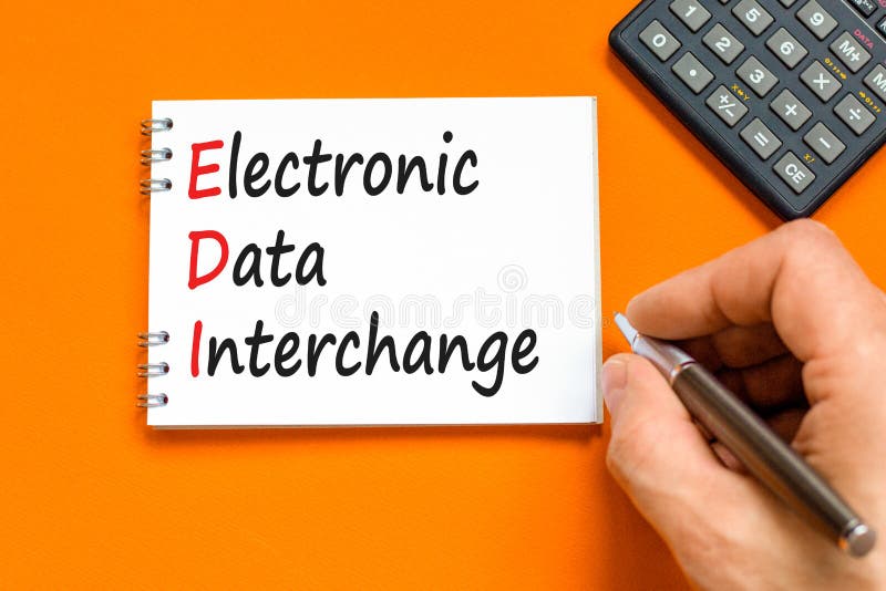 EDI Electronic Data Interchange Symbol. Concept Words EDI Electronic ...