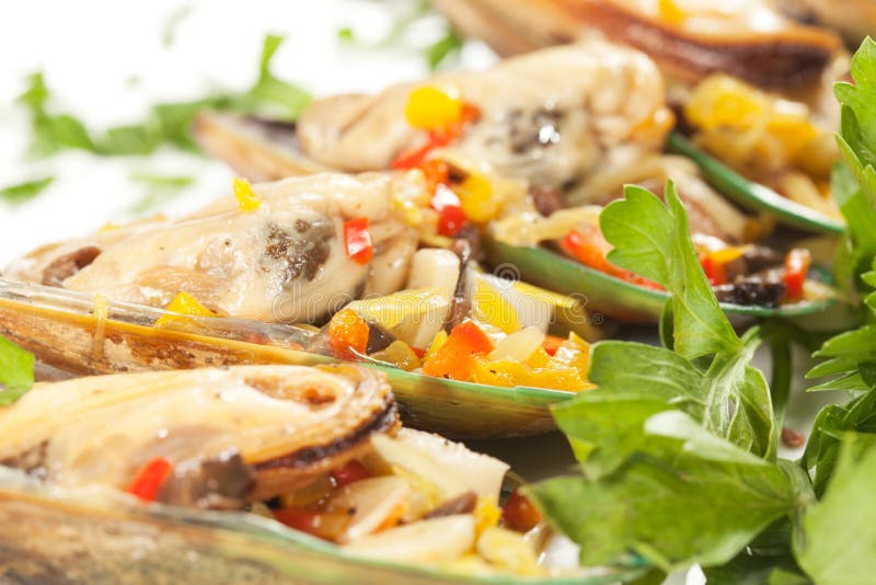 Edible mussels stock image. Image of preparation, gourmand - 7871235