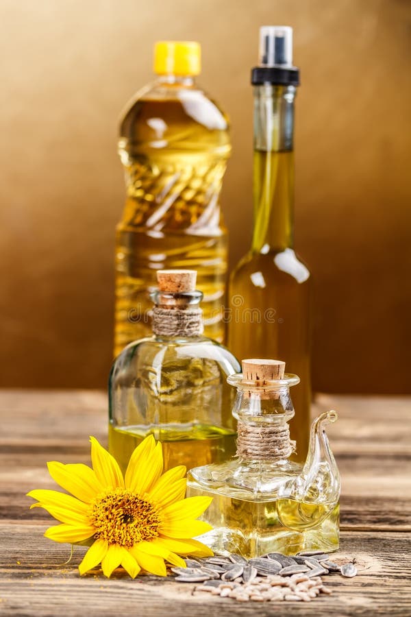Edible oils stock photo. Image of cuisine, full, health - 32985726