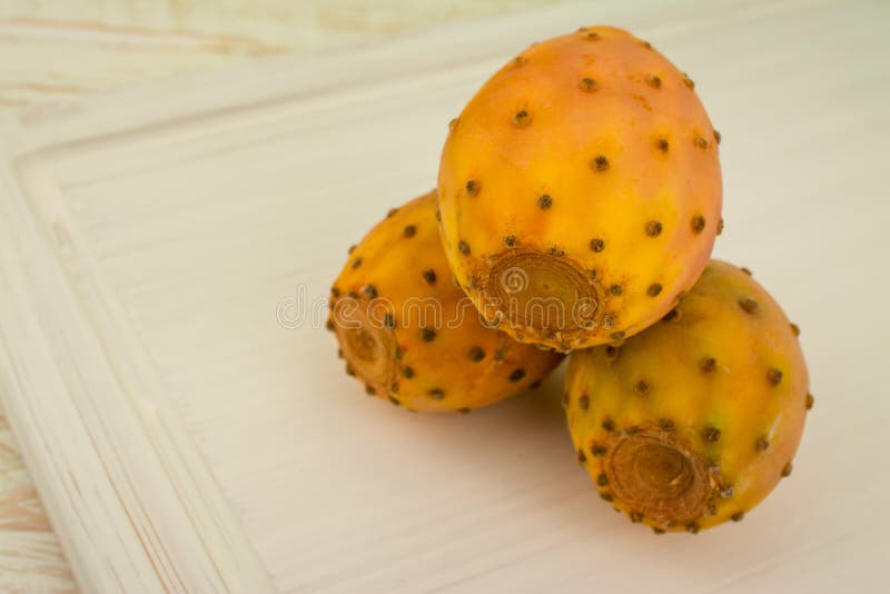 Edible Prickly Pear Cactus Fruit Ready To Eat Stock Photo - Image of ...