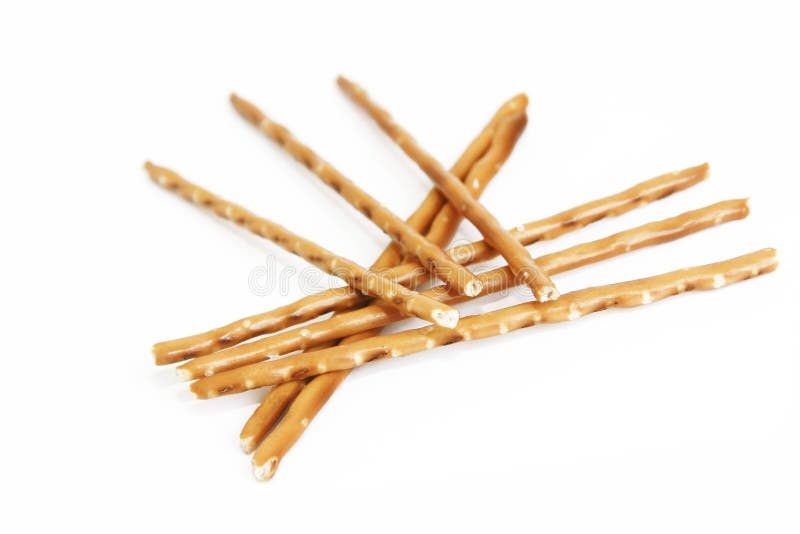 Edible Snack Crispy Sticks with Salt Sprinkles Stock Photo - Image of ...