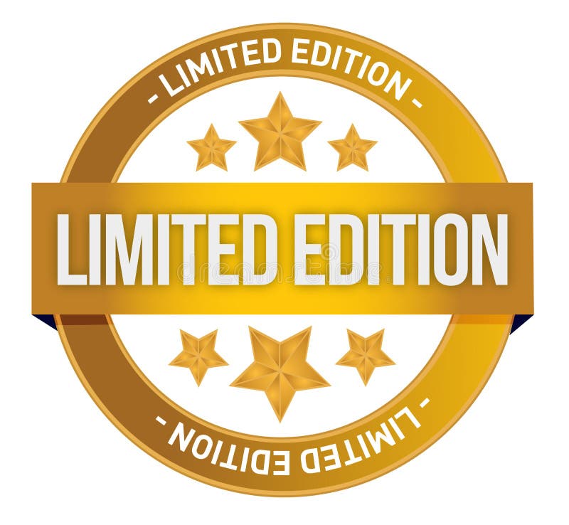 Sello Exclusivo De La Edición Limitada Ilustración del Vector ...