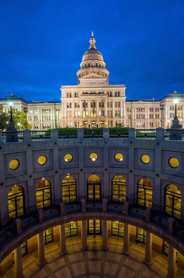 Edifício Do Capitólio Do Estado De Texas Em Austin Foto de Stock ...