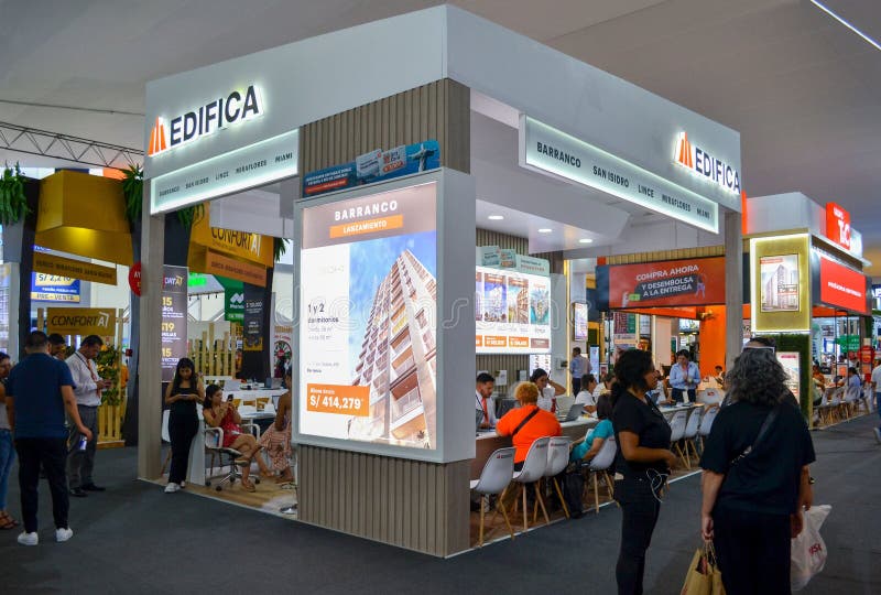 Edifica Stand at NEXO INMOBILIARIO 2023 Event. Editorial Photo - Image of exhibition, creative ...