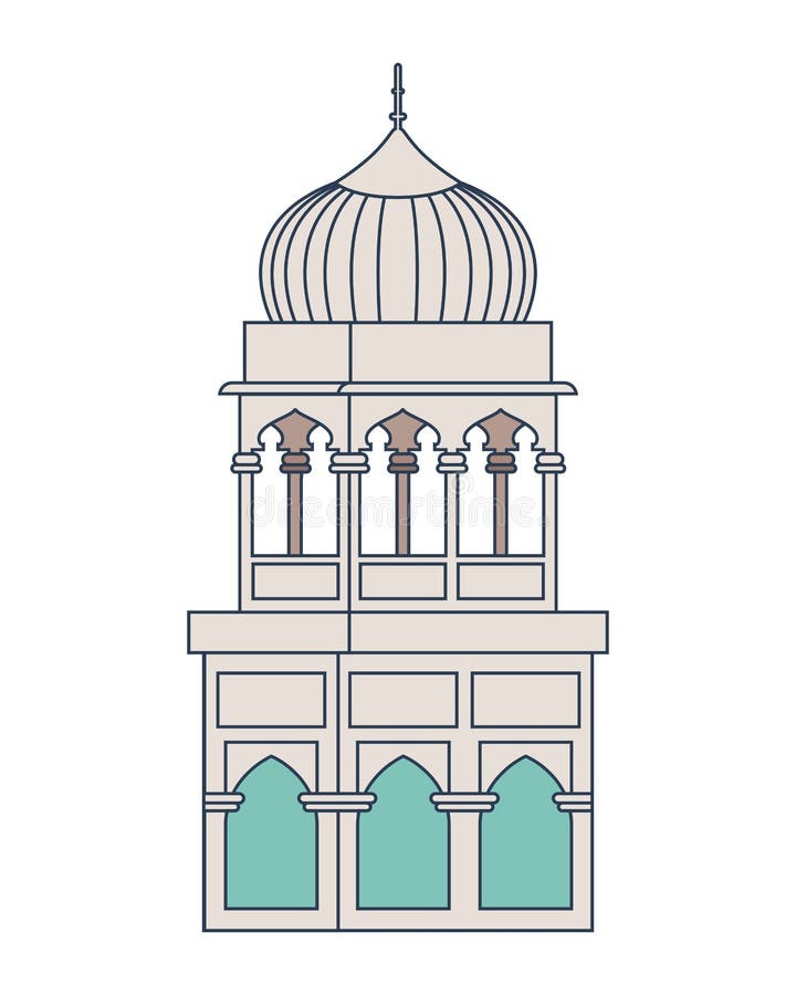 Gate of India, Mumbai Bombay. Vector Illustration. Stock Vector ...