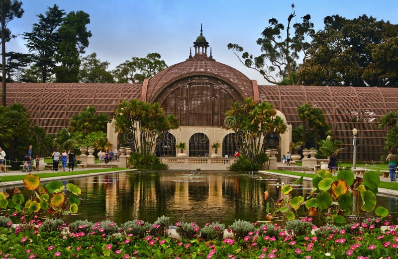 Edificio Botánico, Parque Del Balboa Imagen editorial - Imagen de ...