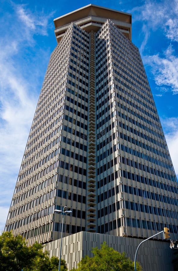 Edificio Colon - Skyscraper in Barcelona, Spain. Editorial Image ...