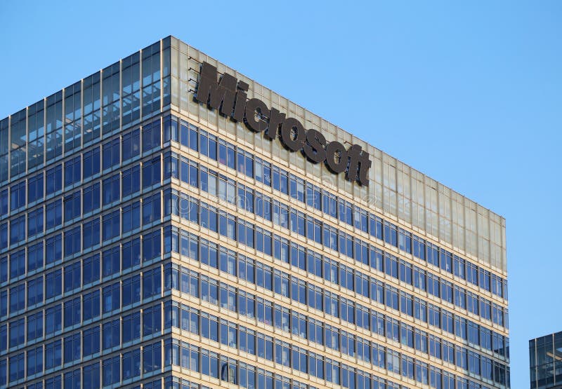 Edificio de Microsoft imagen editorial. Imagen de edificio - 43441000