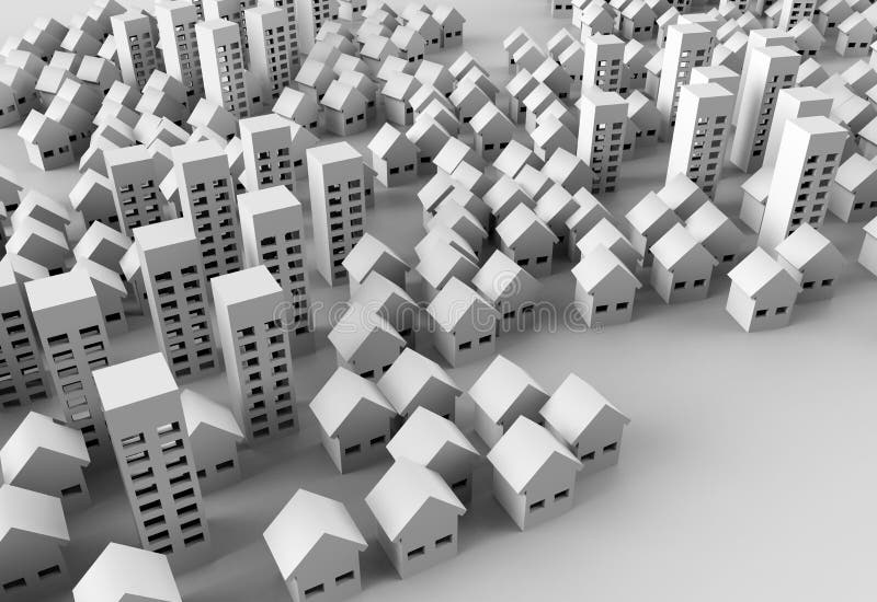 Edificio de Papercraft stock de ilustración. Ilustración de edificio ...