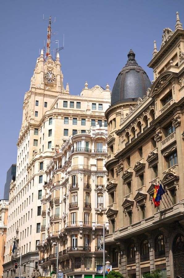 Edificio De Telefonica, Madrid Imagen editorial - Imagen de urbano ...
