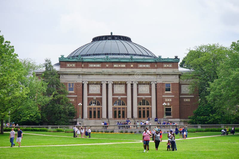 Edificio Del Campus De UIUC Imagen editorial - Imagen de illinois ...
