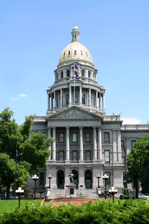 Edificio Del Capitolio De Denver Imagen de archivo - Imagen de ...