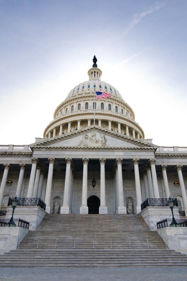 Edificio Del Capitolio De Estados Unidos Foto de archivo - Imagen de ...