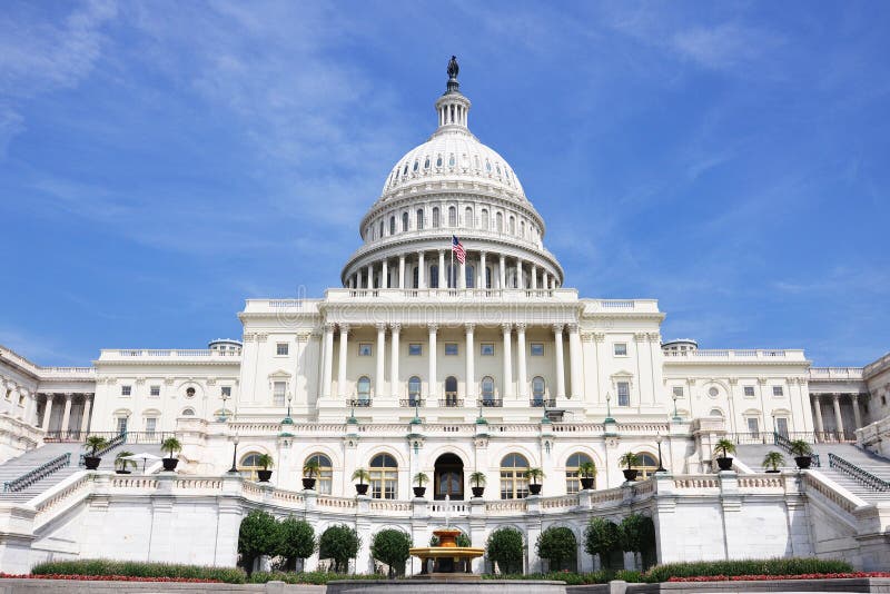 Edificio Del Capitolio De Estados Unidos En El Washington DC, Los E.E.U ...