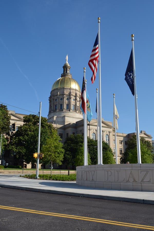 Edificio Del Capitolio De Georgia Imagen editorial - Imagen de ...