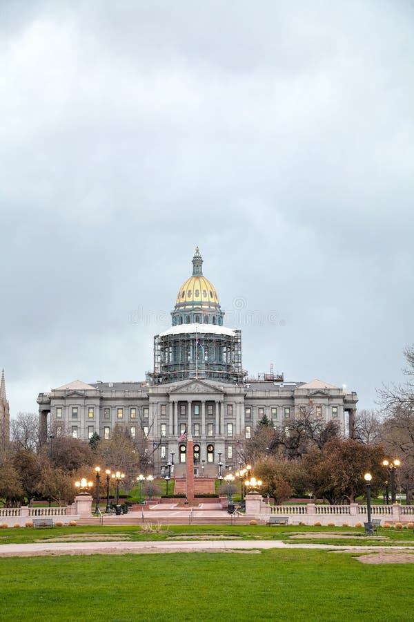 Edificio Del Capitolio Del Estado De Colorado En Denver Foto de archivo ...