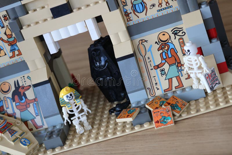 Edificio Del Lego De Egipto Antiguo Foto de archivo editorial - Imagen ...