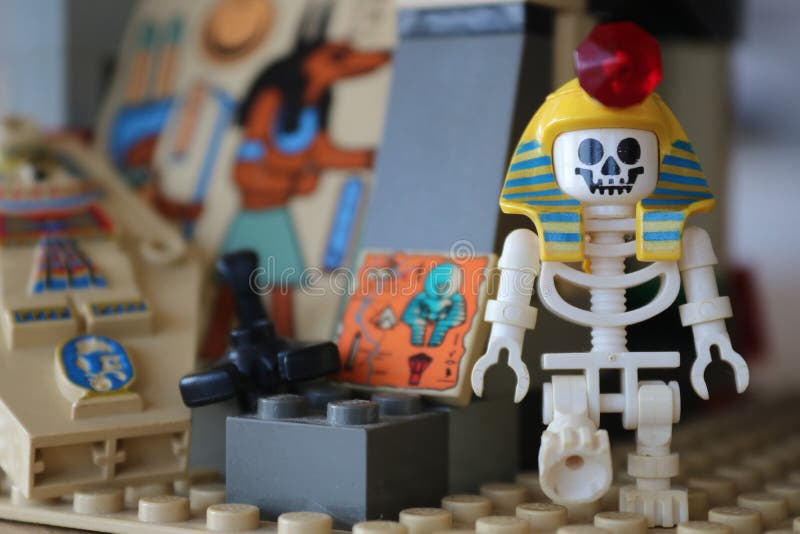 Edificio Del Lego De Egipto Antiguo Imagen de archivo editorial ...