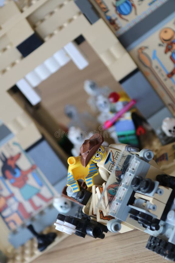 Edificio Del Lego De Egipto Antiguo Fotografía editorial - Imagen de ...