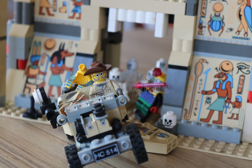 Edificio Del Lego De Egipto Antiguo Fotografía editorial - Imagen de ...