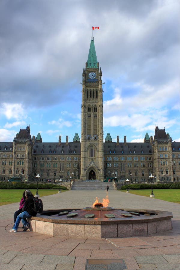 Edificio Del Parlamento En Ottawa, Canadá Imagen de archivo - Imagen de ...