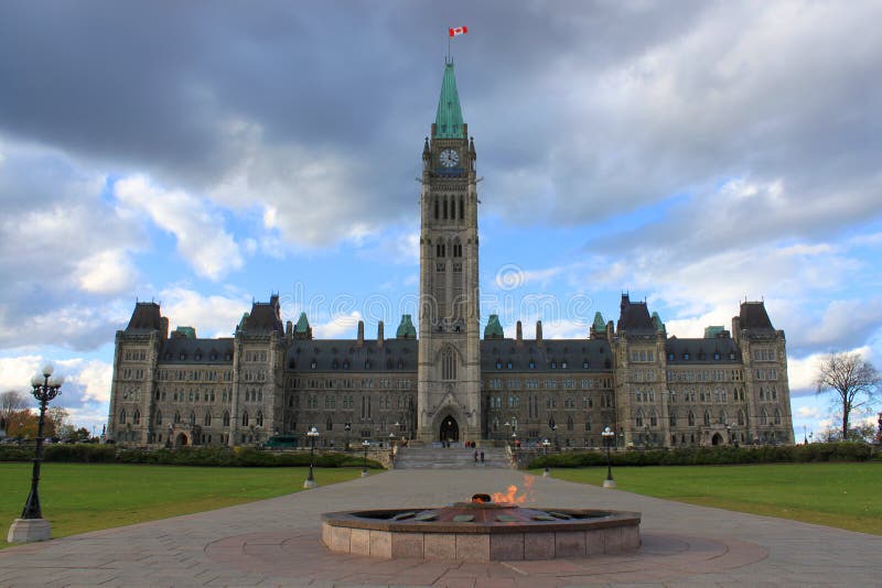Edificio Del Parlamento En Ottawa, Canadá Foto editorial - Imagen de ...
