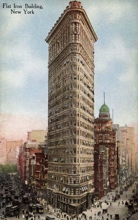 Flatiron Building, New York Immagine Editoriale - Immagine di stiro ...