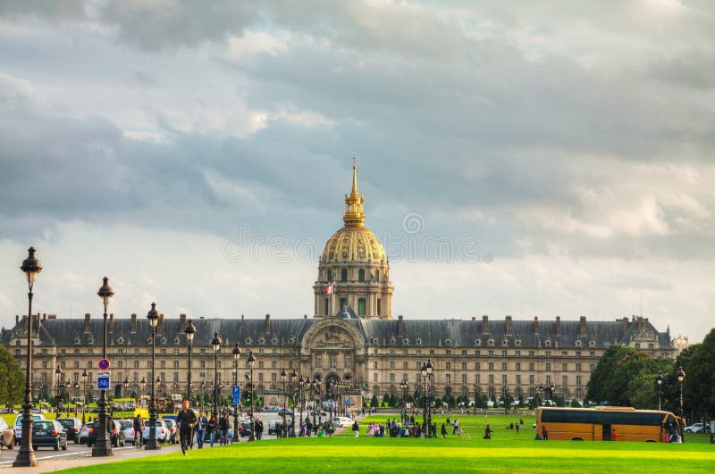 Edificio Di Les Invalides a Parigi Fotografia Stock Editoriale ...