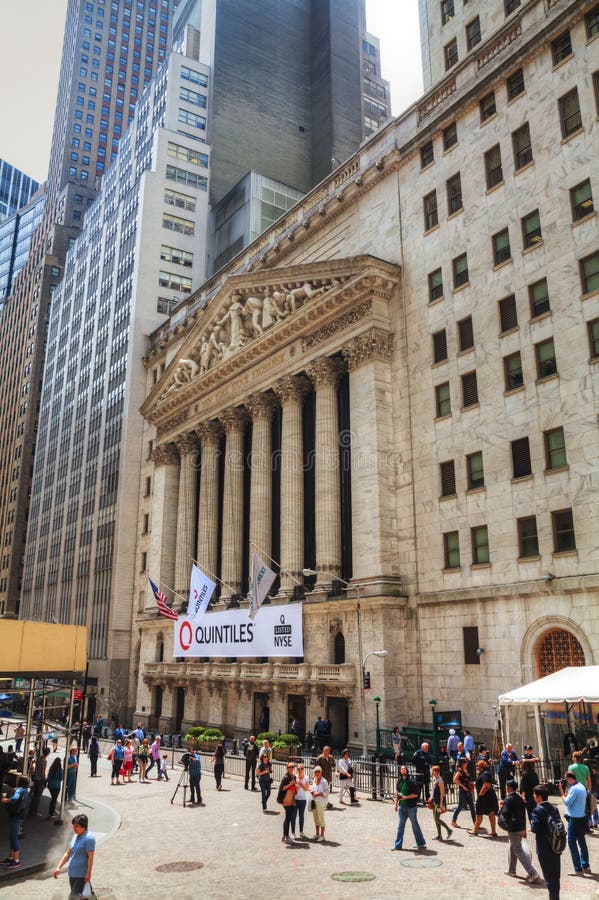 Edificio Di New York Stock Exchange Fotografia Editoriale - Immagine di ...