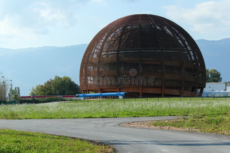Edificio Moderno En CERN, Ginebra. Imagen de archivo editorial - Imagen ...