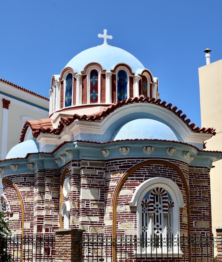 Edificio Religioso De Karlovasi Imagen de archivo - Imagen de interior, isla: 255165383