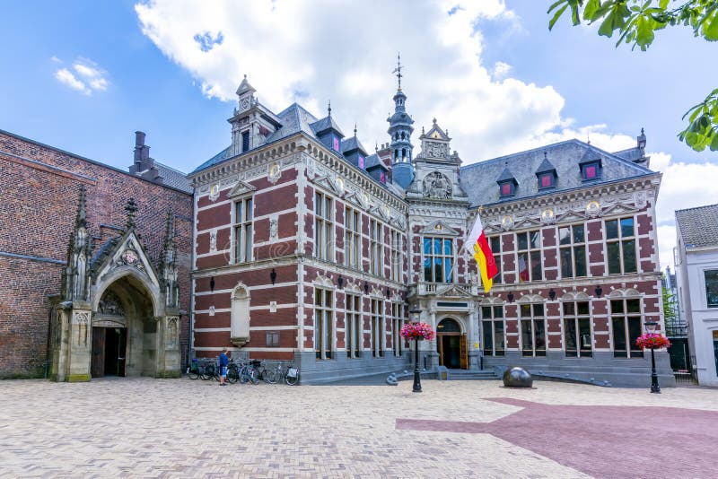 Biblioteca Universitaria Di Utrecht Al Uithof Fotografia Stock ...
