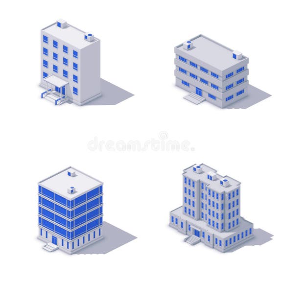 Edificios imagen de archivo. Ilustración de cuatro, edificios - 58199247