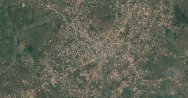 Edificios 3d Que Representan La Imagen Satelital De Voinjama Liberia Hd ...