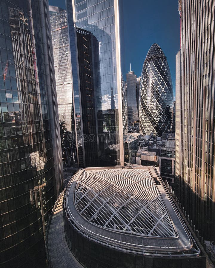 Edificios De Ciudades Londres Vista Desde Lo Alto Imagen de archivo ...