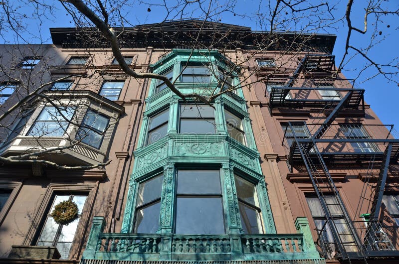 Edificios Históricos, Brooklyn, NYC Foto de archivo - Imagen de ...