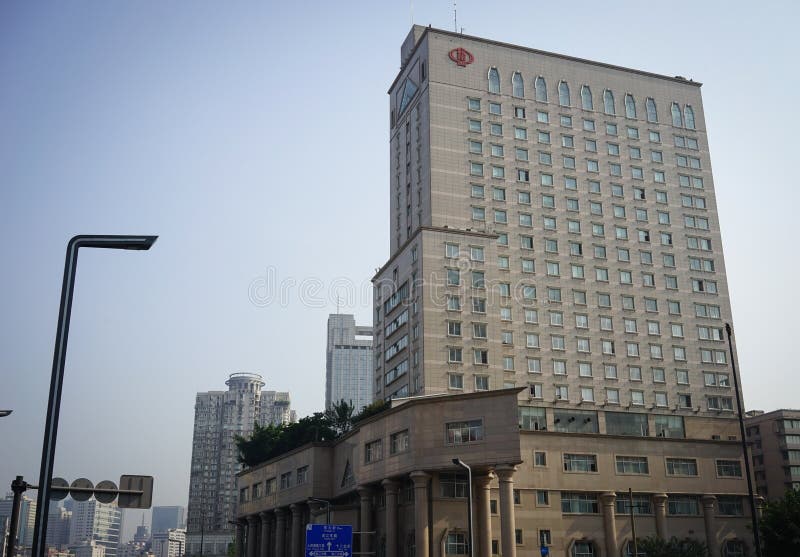 Edificios Modernos En Chengdu, China Fotografía editorial - Imagen de ...