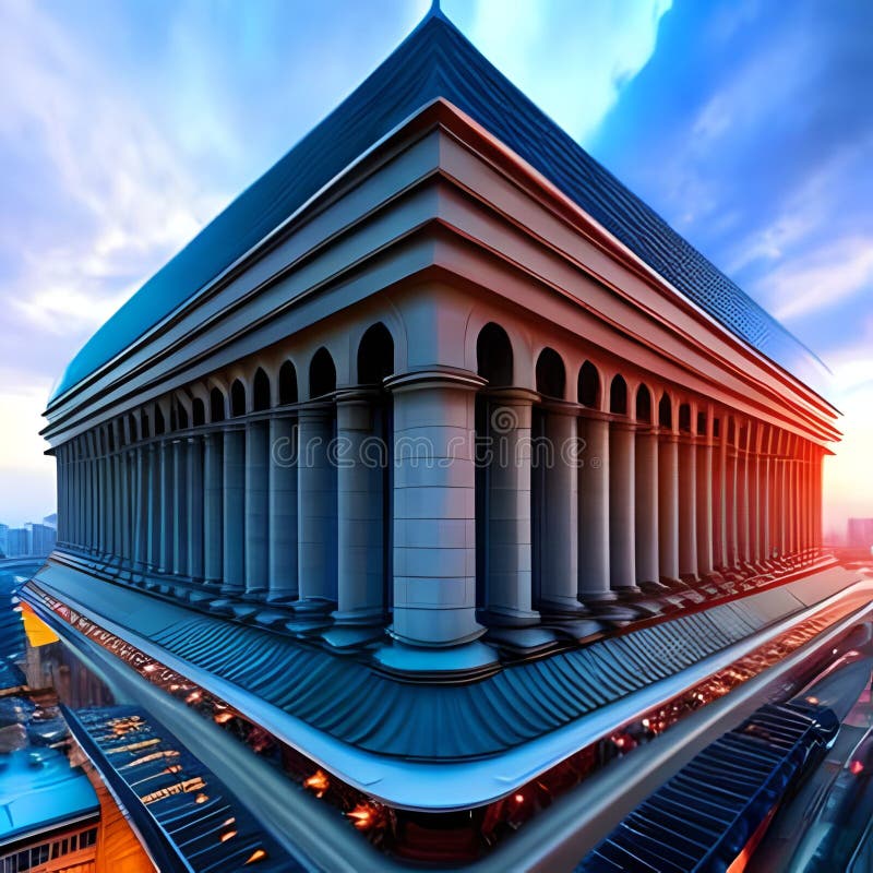 Edificios modernos stock de ilustración. Ilustración de edificios ...