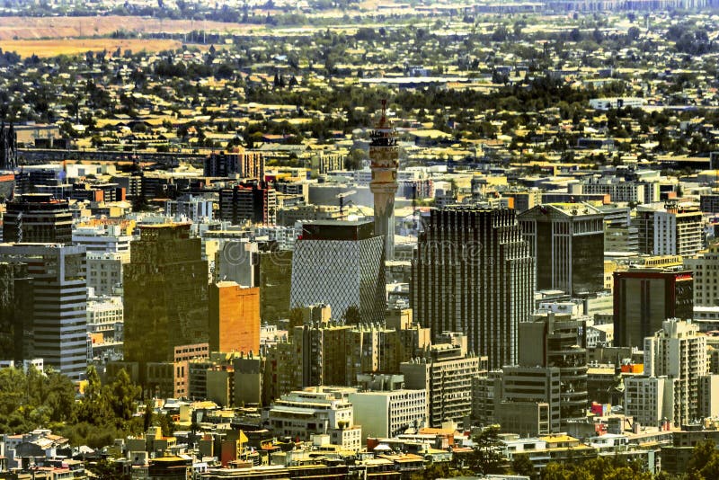 Edificios Modernos Santiago Chile Foto de archivo - Imagen de historia ...