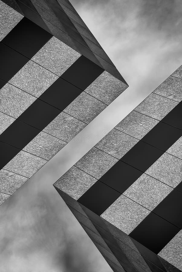 Edificios Simetric Abstractos Imagen de archivo - Imagen de rascacielos ...