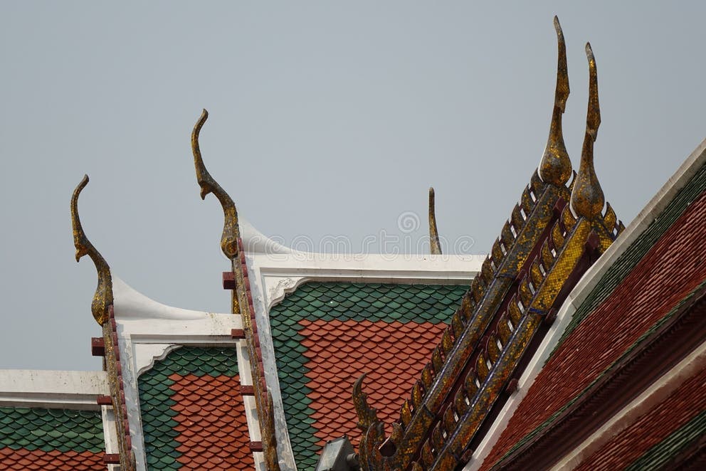 Edificios Tradicionales De Bangkok Tailandia Foto de archivo - Imagen de ornamento, recorrido ...