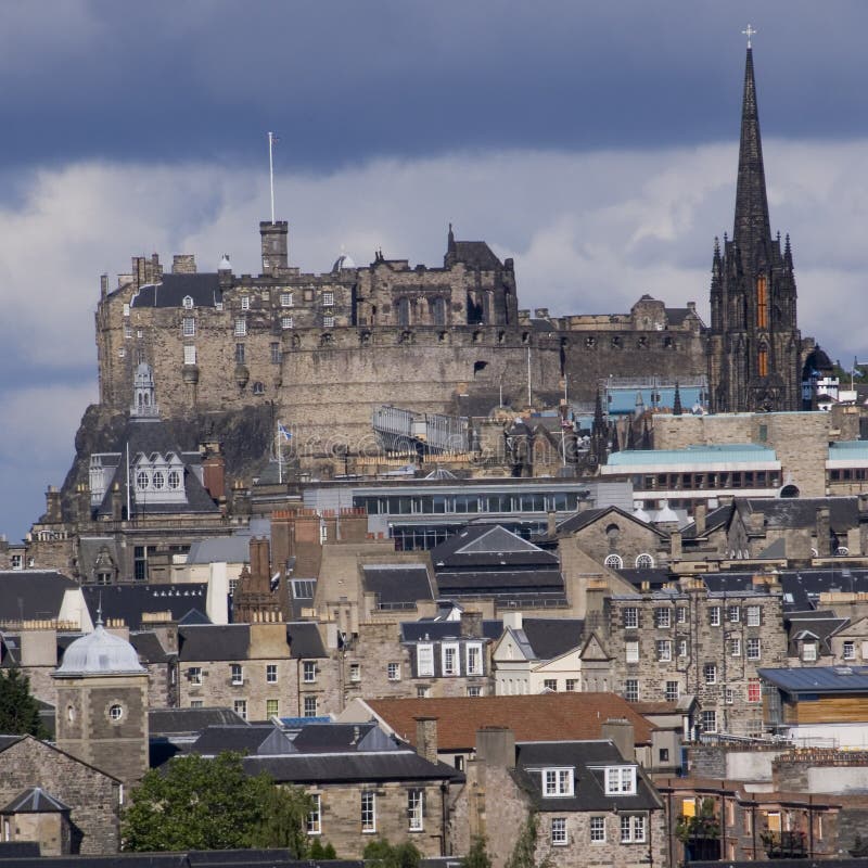 Edinburgh Castle stock photo. Image of historic, edinburgh - 1055672