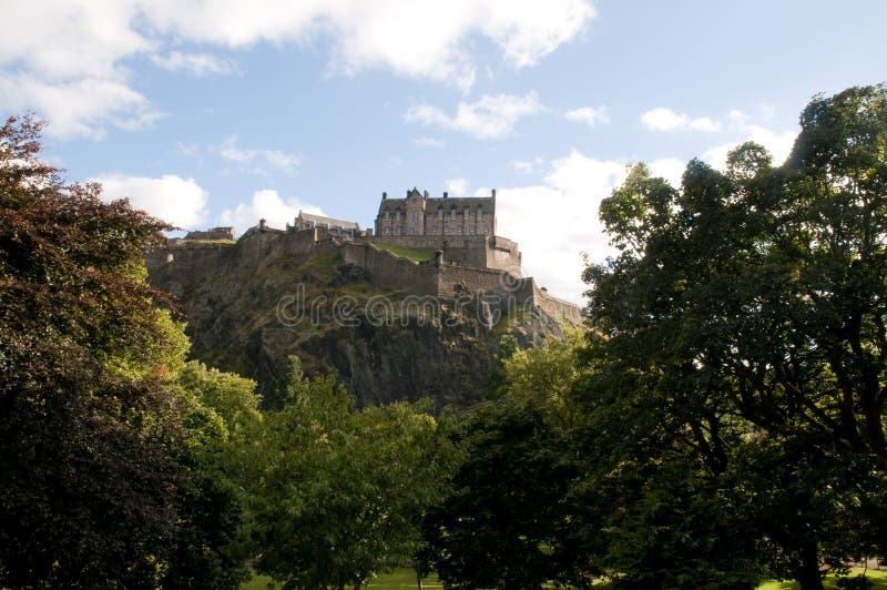 Edinburgh Castle stock image. Image of scotland, castle - 16957535